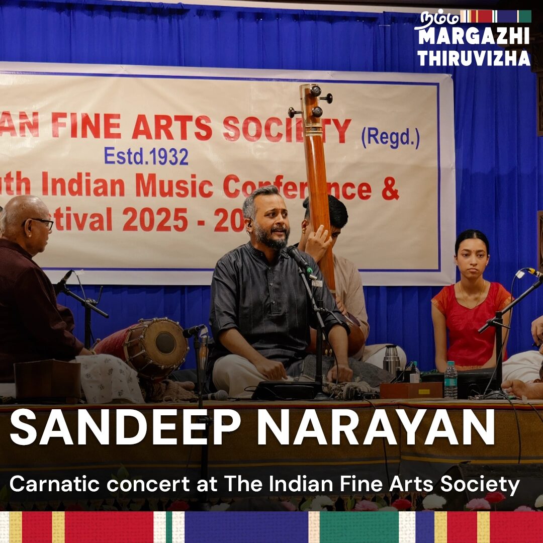 Sandeep Narayan Music Concert | Indian Fine Arts - Mylapore Times